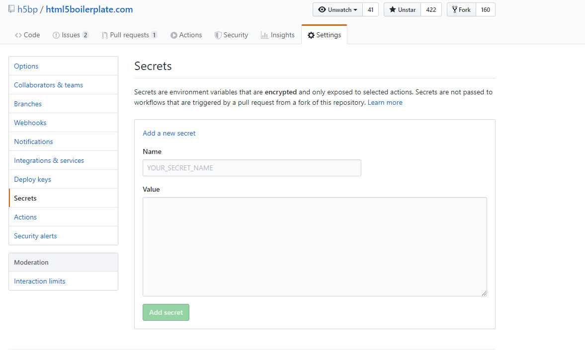 Using Github Actions To Publish The Html5 Boilerplate Npm Package Html Css Javascript